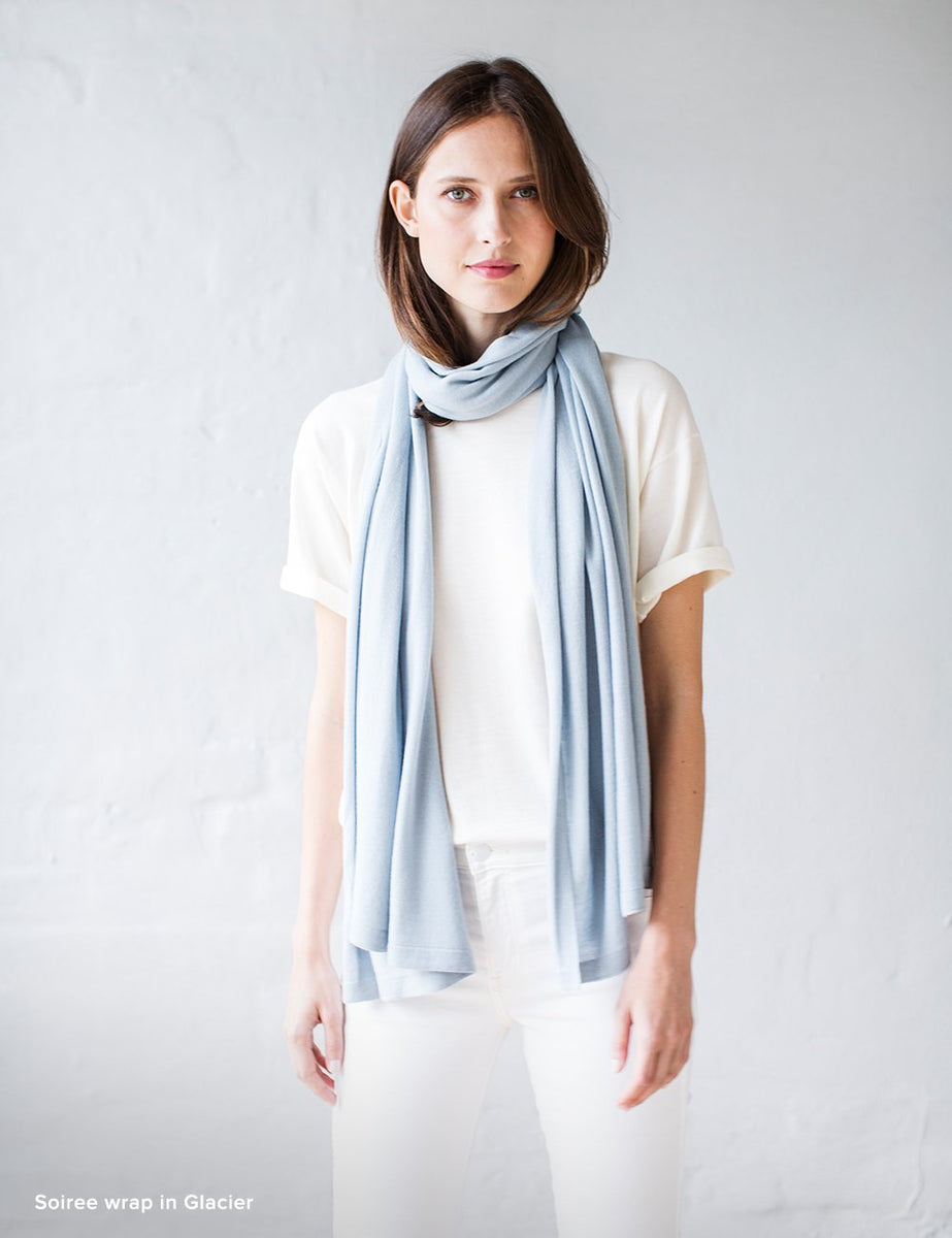 Australian Grown, Italian Made 100% Superfine Luxury Merino Wrap in ...