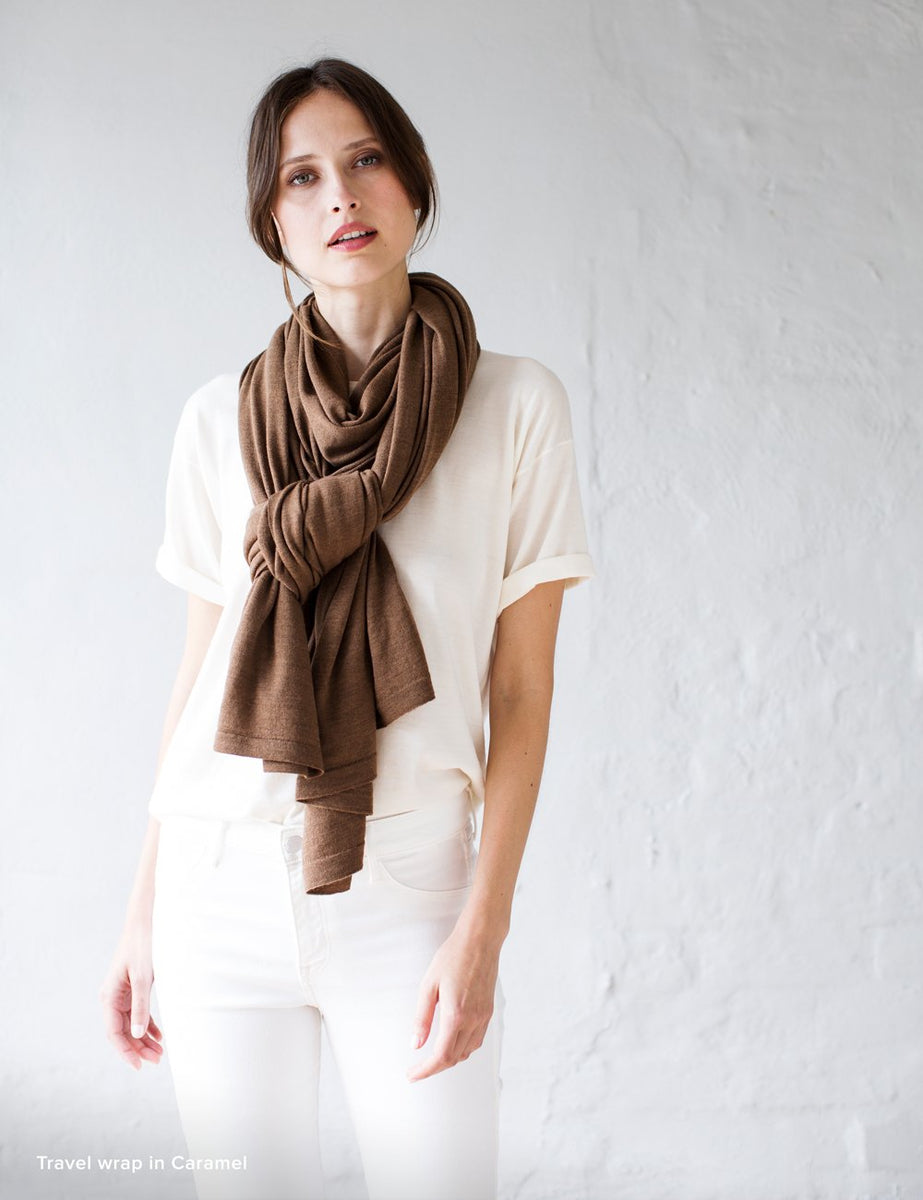 Australian Grown, Italian Made 100% Superfine Luxury Merino Wrap in ...